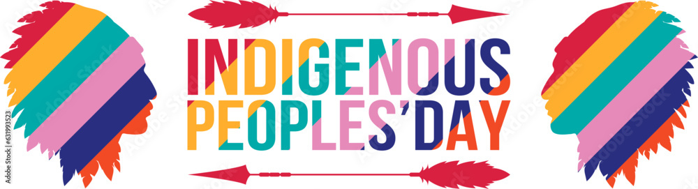 Indigenous Peoples Day. Indigenous People background, poster, banner ...