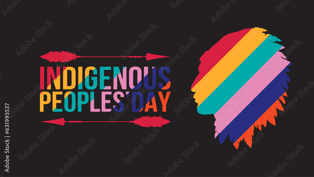 Indigenous Peoples Day. Indigenous People background, poster, banner ...