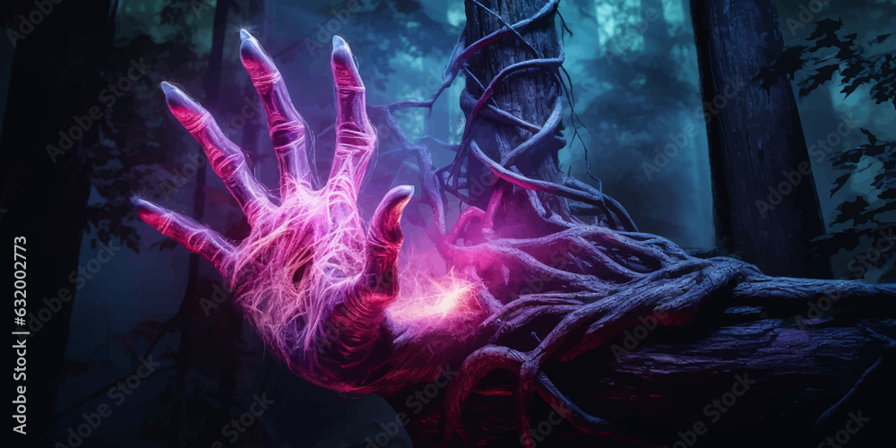 Monster hand with claws. Zombie hand coming out of the ground. Zombie ...