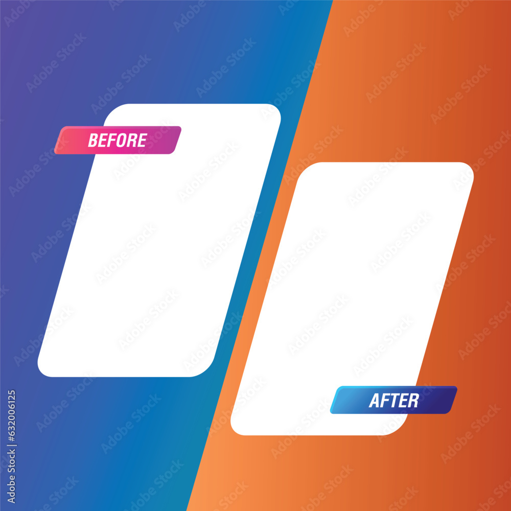 Gradient before and after background template. Two team vector ...