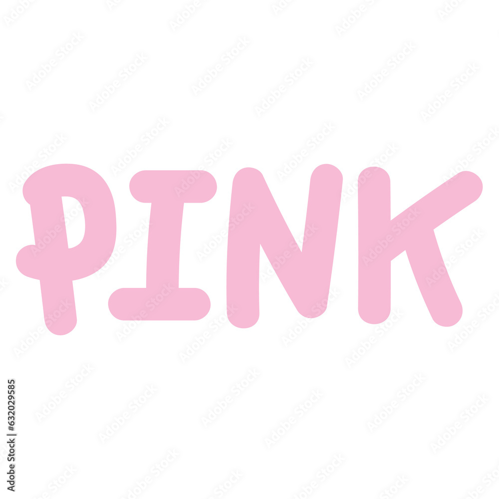 PINK letters for Valentine's Day decoration, font, typography, logo ...