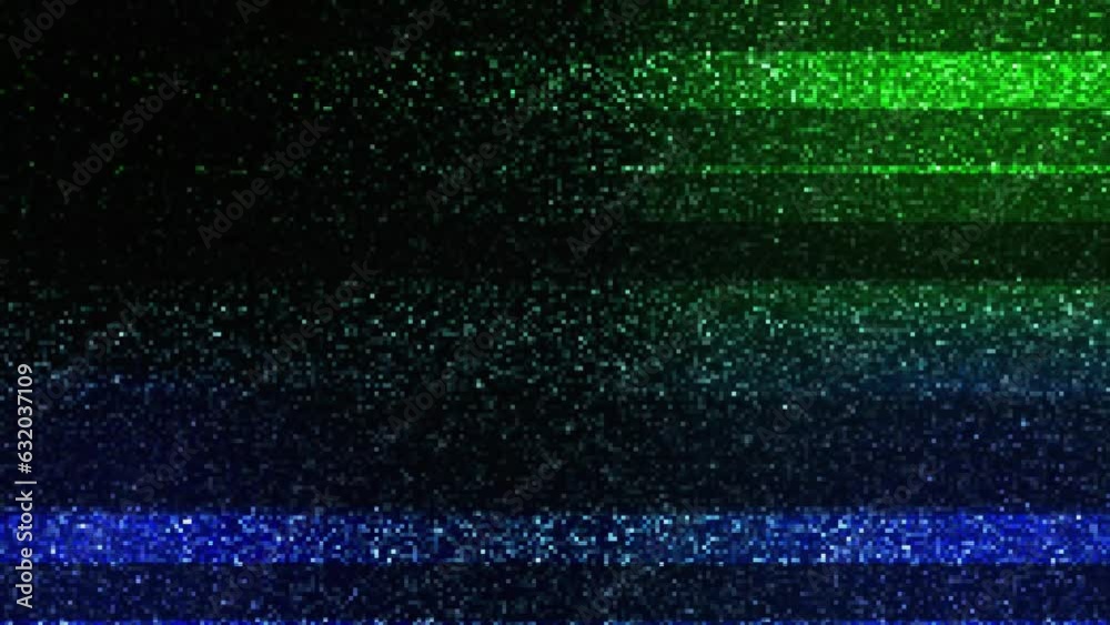 Video „4K Visual video effects Glitch noise static television VFX ...