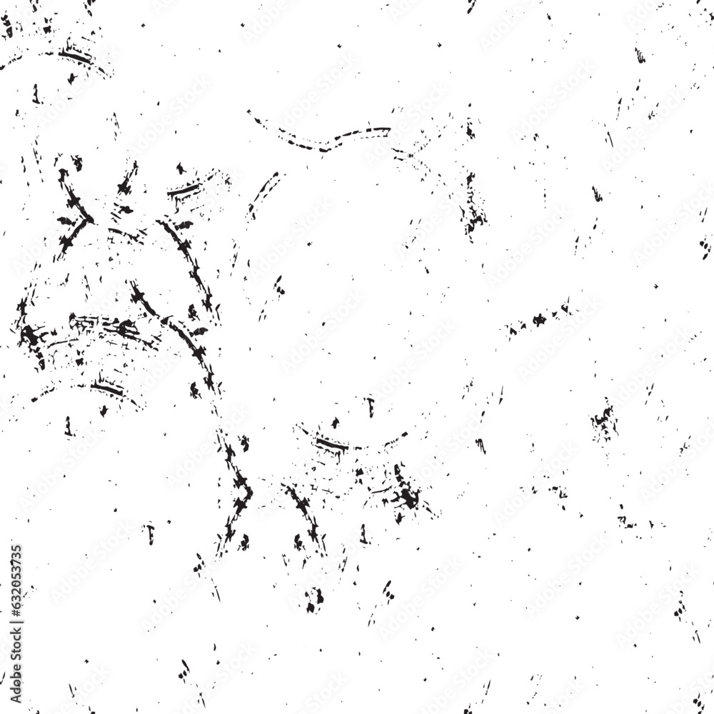 Grunge Black And White Urban Vector Texture Template. Dark Messy Dust ...
