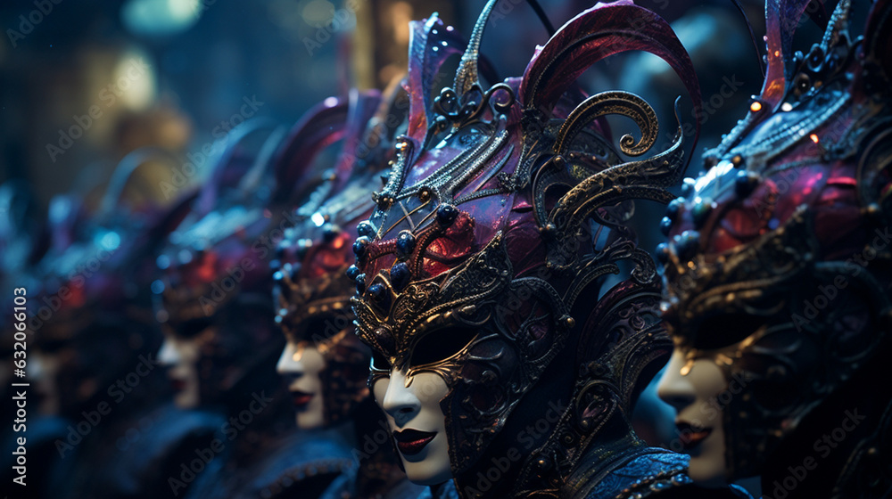 Underworld Masquerade": In a hidden underworld ballroom, mythical ...