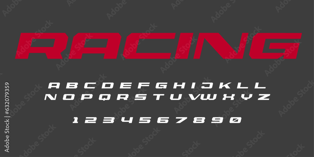 Racing lettering vector graphic apparel clothing prints eps svg png ...