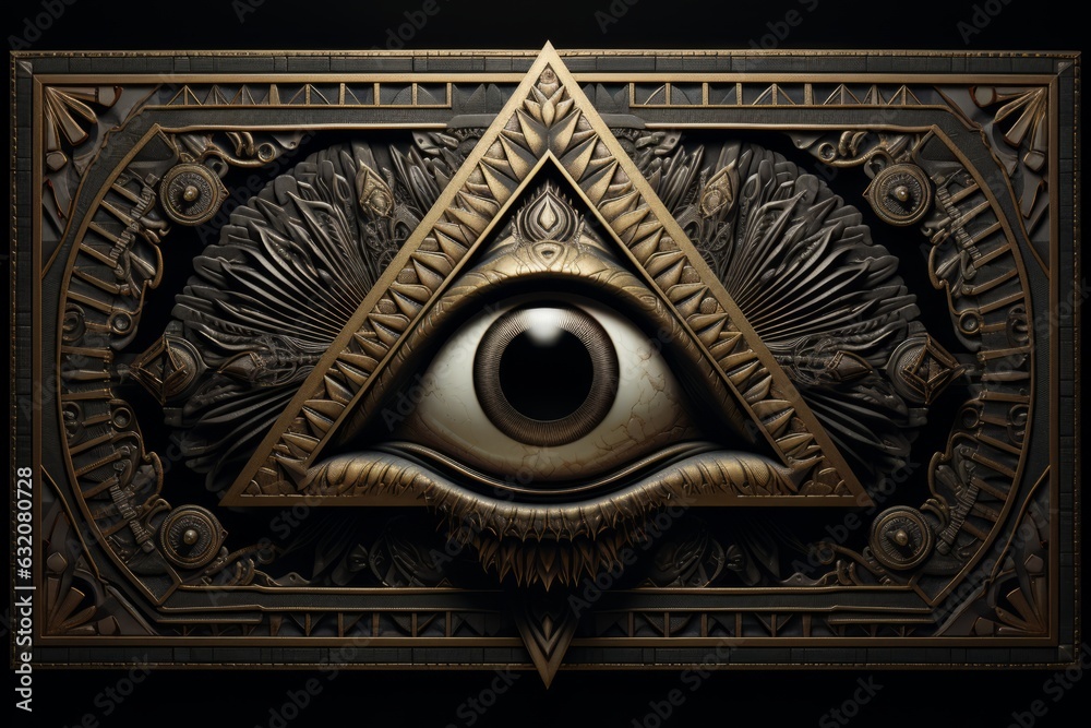 All seeing eye as it really is based on all knowledge Stock Photo ...