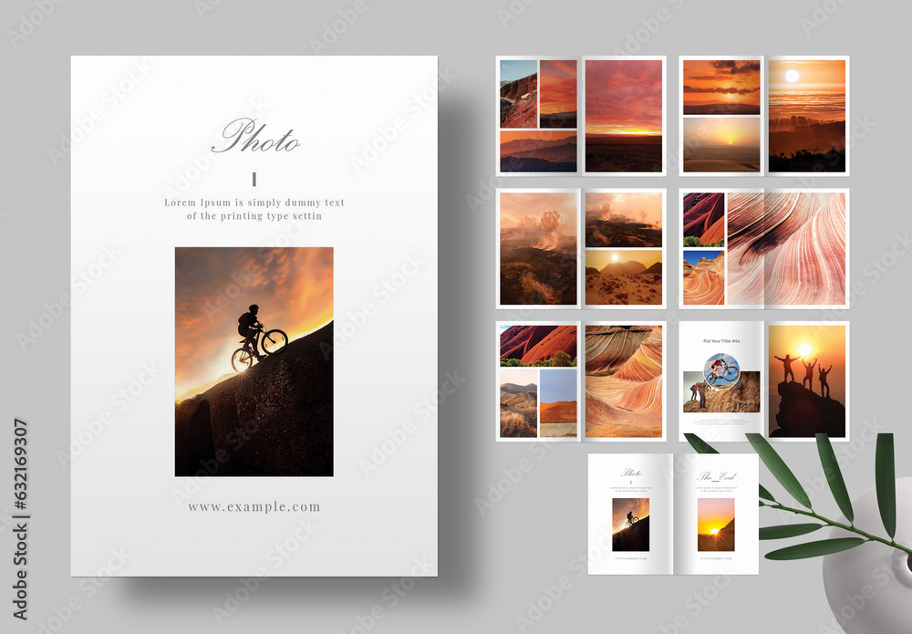 Photo Book Magazine Template Stock Template | Adobe Stock