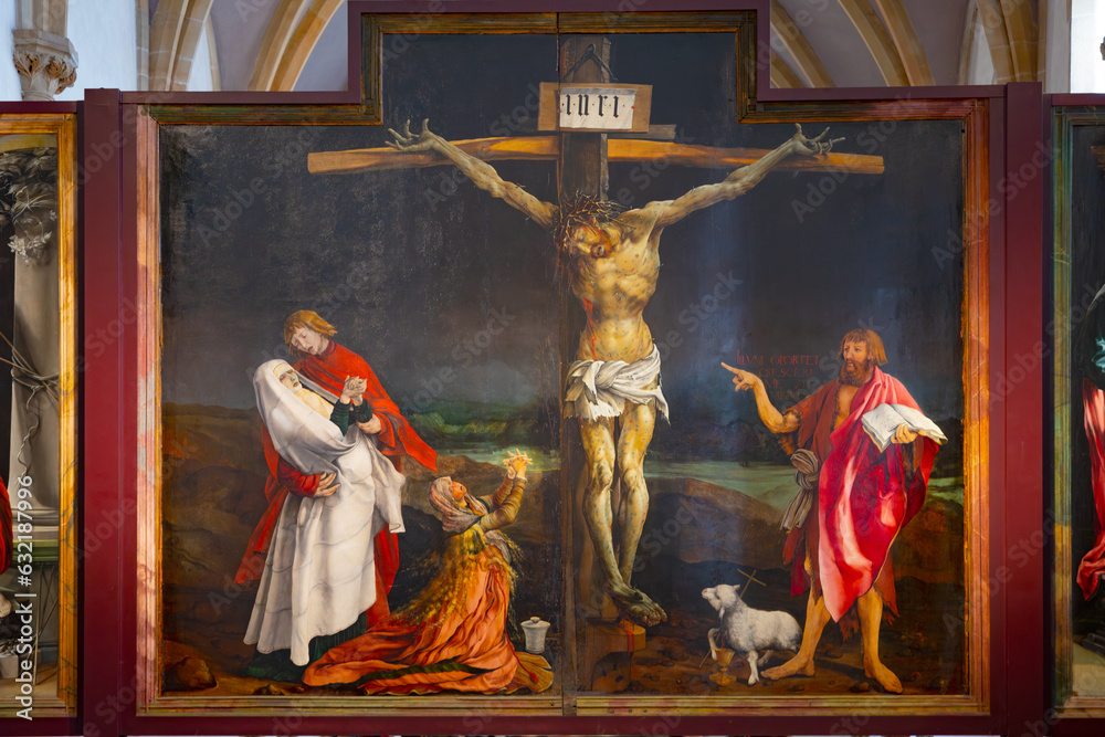 Unterlinden Museum. The Isenheim Altarpiece from sculpture Nikolaus ...