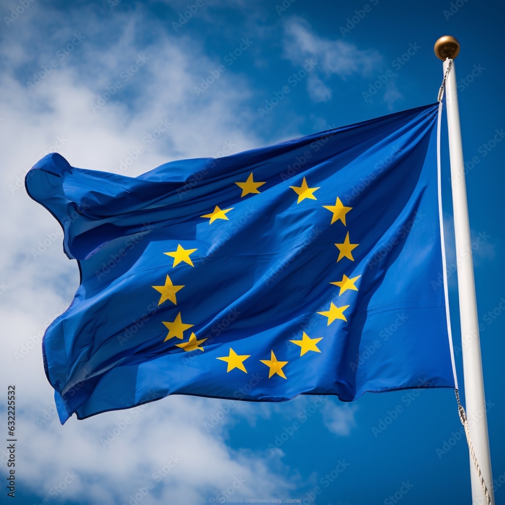 european union, flag, blue background, stars, unity, solidarity ...