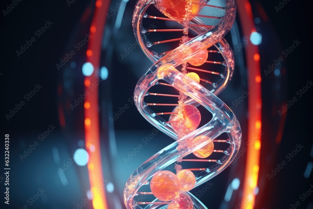 animated dna storage concept in action Stock Illustration | Adobe Stock