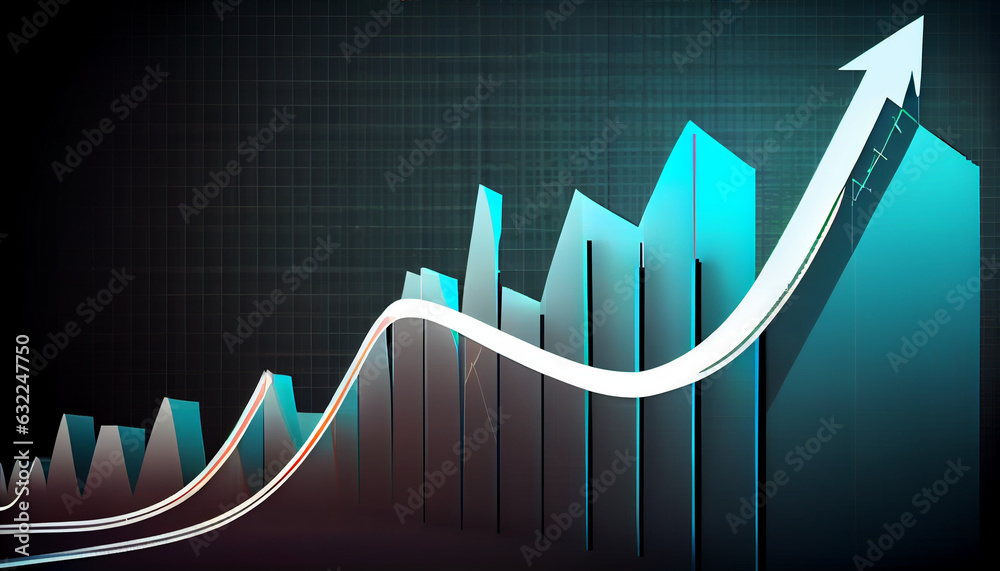 Increasing Graph Upward, charts climbing, increasing profits, business ...