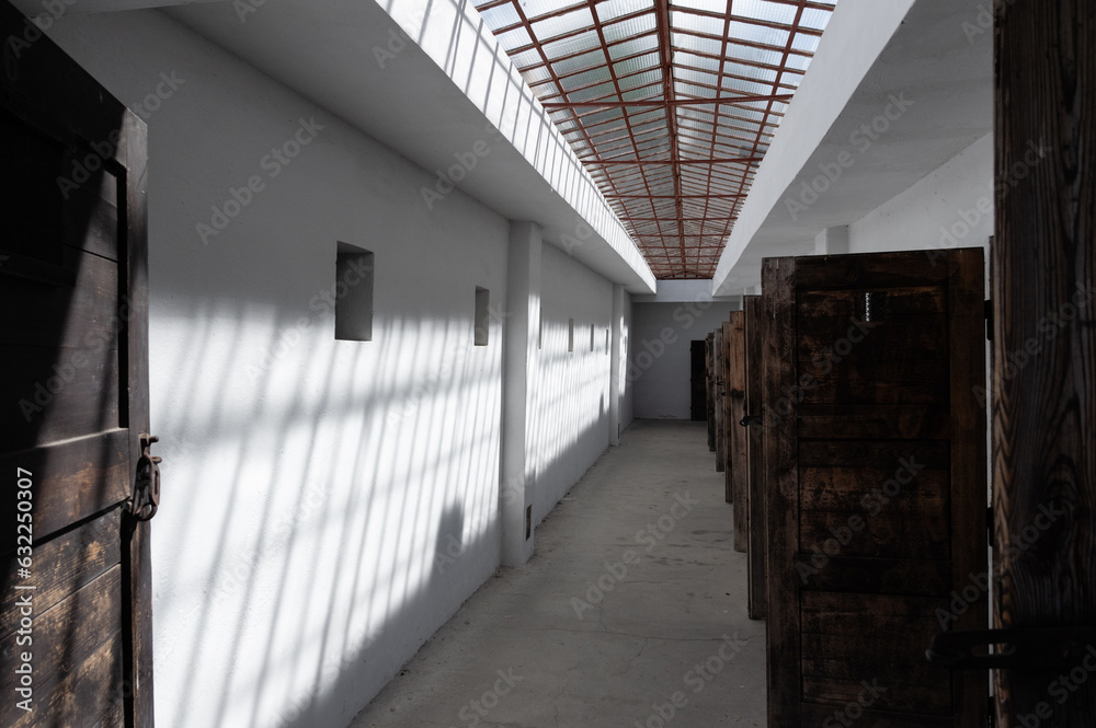Solitary confinement cells in the Small Fortress, which served as a ...
