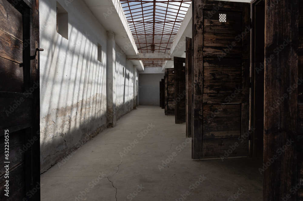 Solitary confinement cells in the Small Fortress, which served as a ...