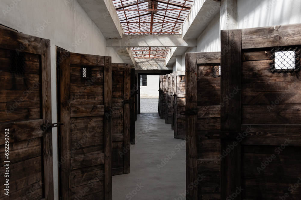 Solitary confinement cells in the Small Fortress, which served as a ...