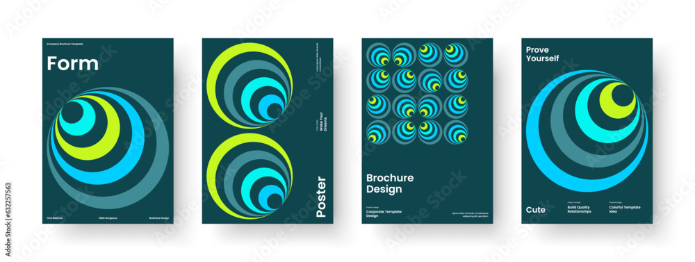 Modern Flyer Layout, Isolated Poster Template, Abstract Background ...