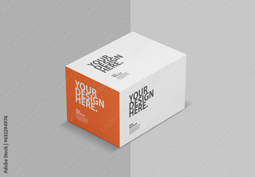 Box mockup packaging Stock Template | Adobe Stock