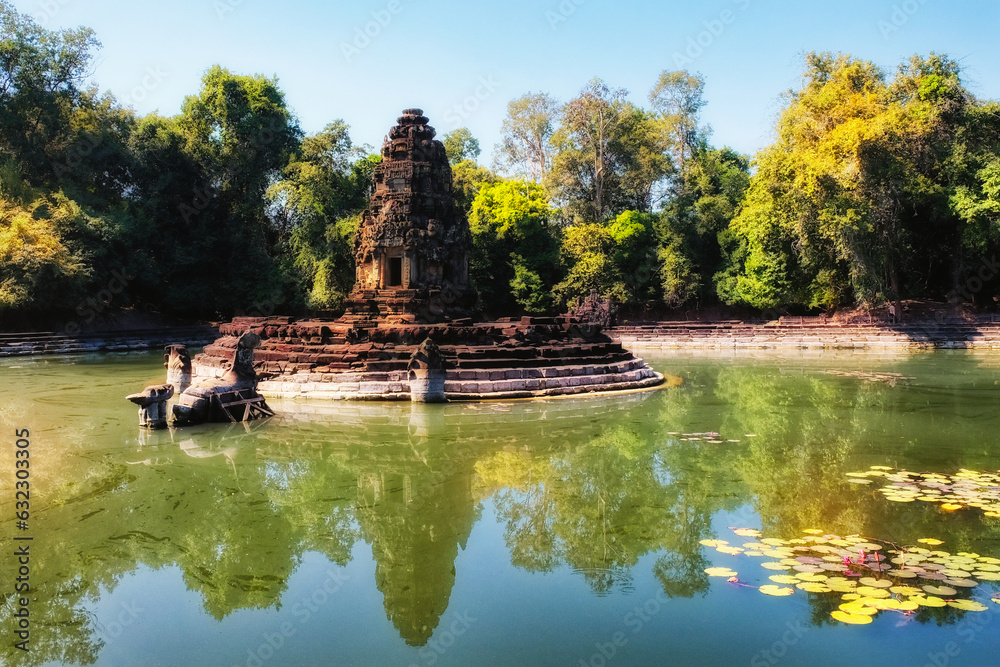 Jayatataka monument, originally a Hindu royal temple now infused with ...
