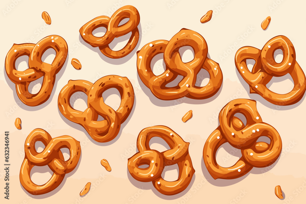 Pretzel With Cheese Clip Art