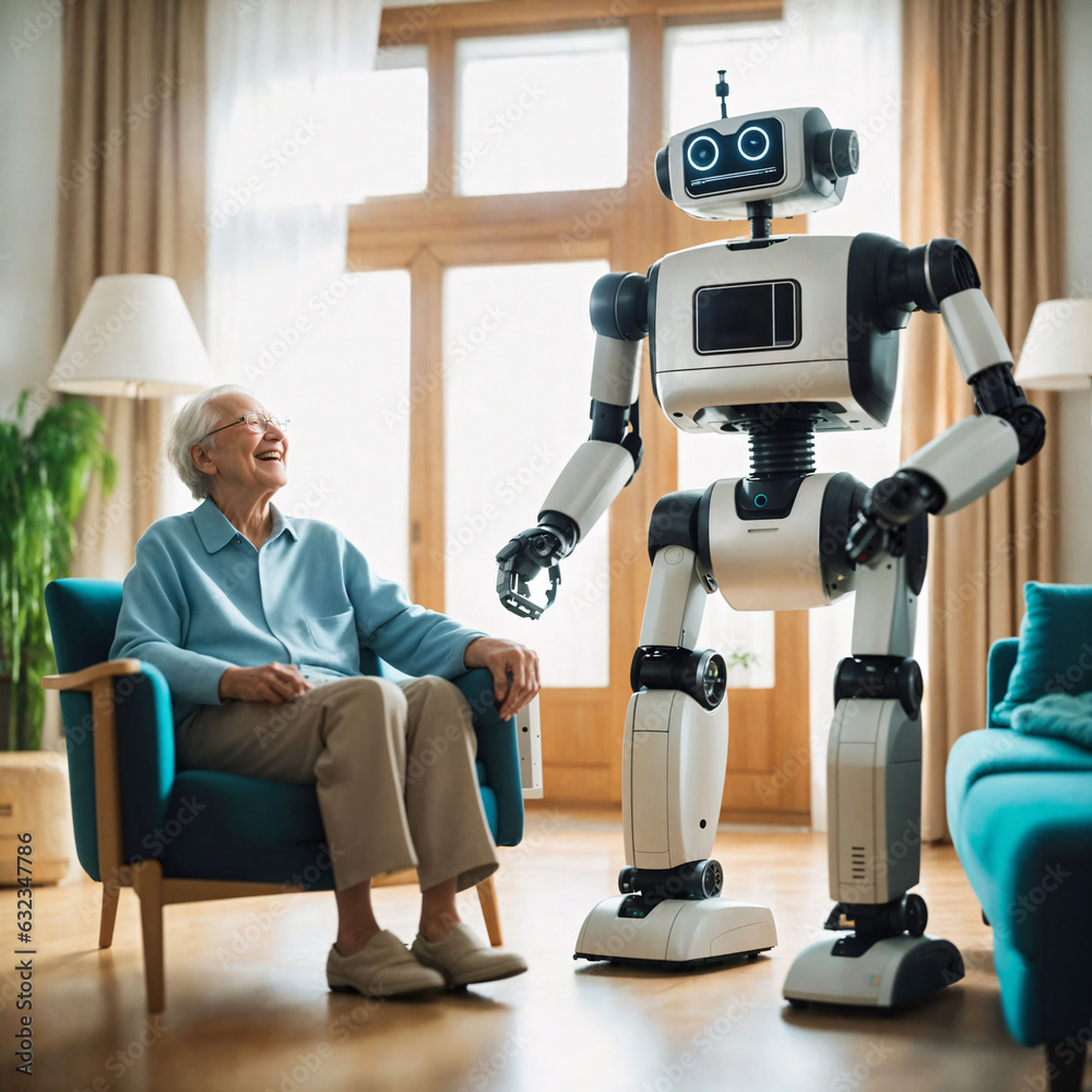 Robotic geriatric care in retirement home. Robotic assistant for ...