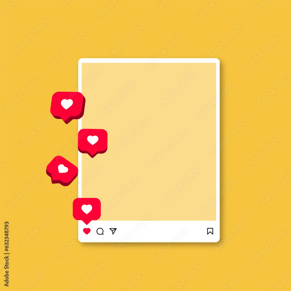 Instagram Post Frame Mockup Template Social Media And Social Network