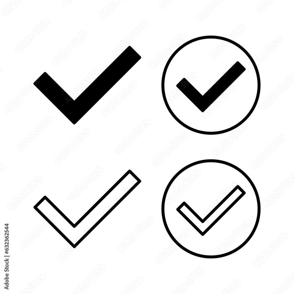 check icon vector. check mark icon. check list button icon. Stock ... check icon vector. check mark icon. check list button icon. Stock ...