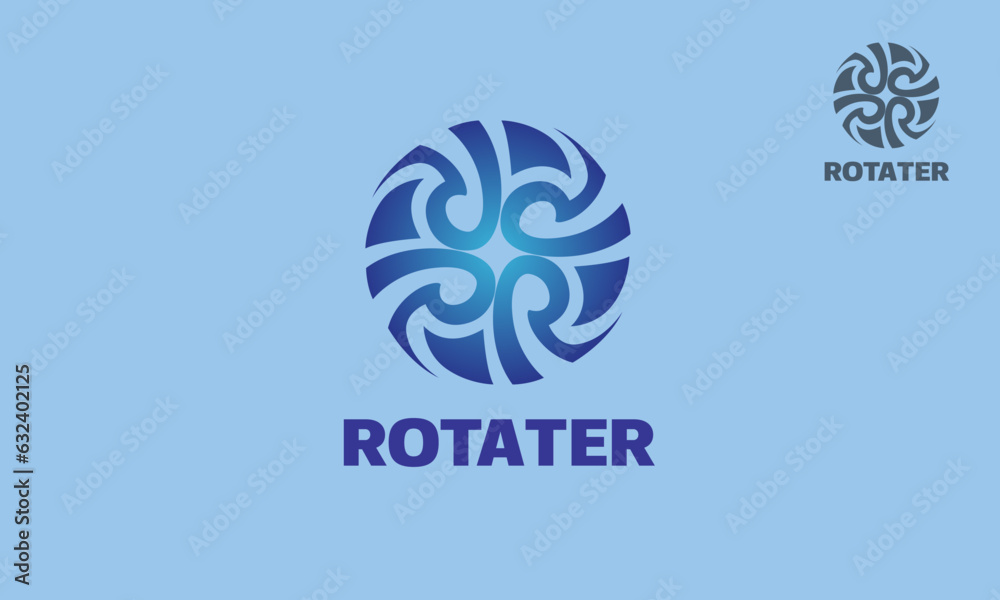 Rotater Vector Logo Template. This Logo template suitable for Business ...