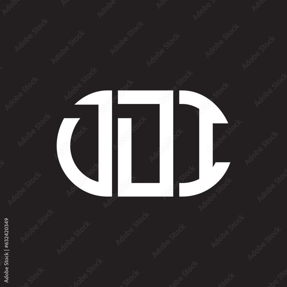 JJI letter technology logo design on black background. JJI creative ...