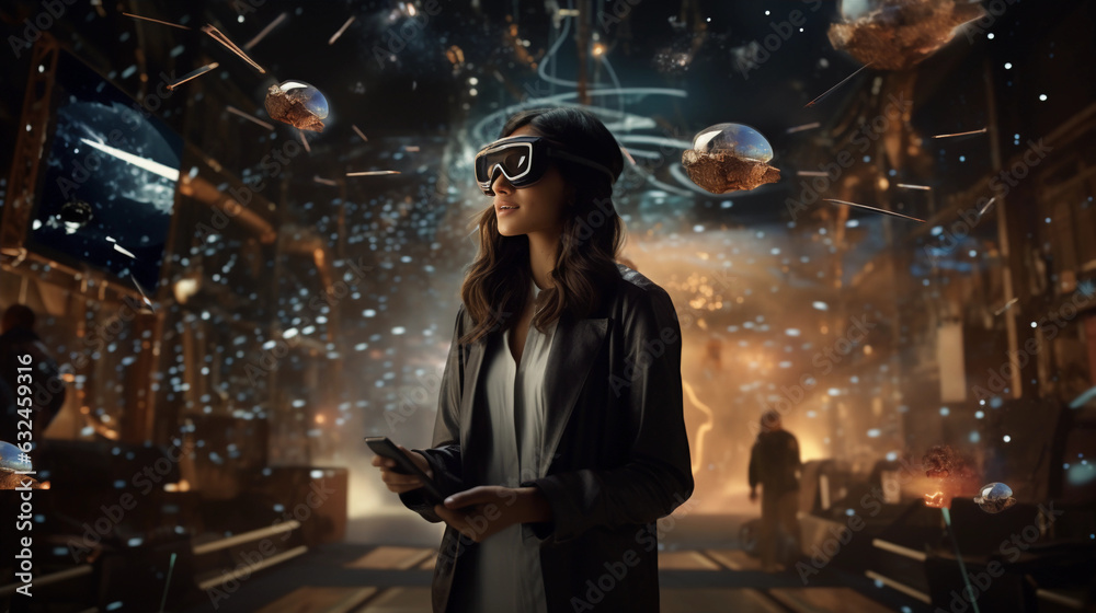 Experiencing the Future of Entertainment. Visual representation of ...