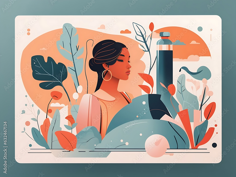 These illustrations are characterized by their use of simple lines ...