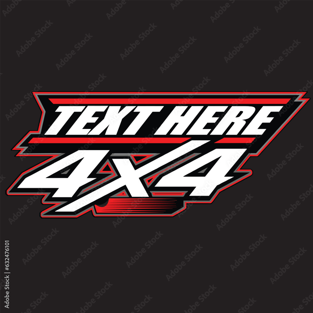 racing logo isolated in black background for business elements, screen ...