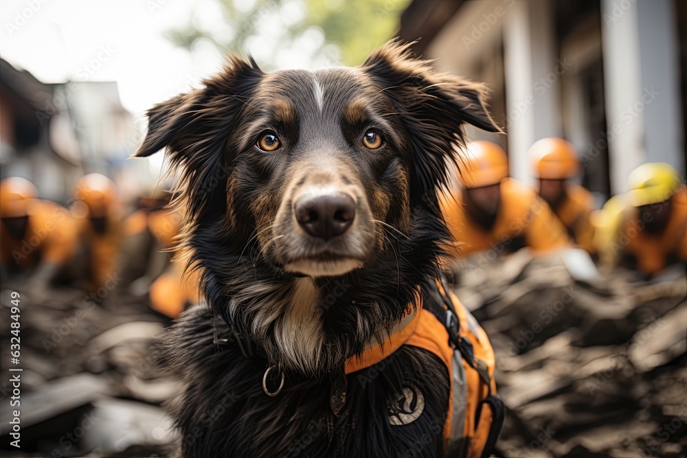 USAR (Urban Search and Rescue), along with their K9 search and rescue ...