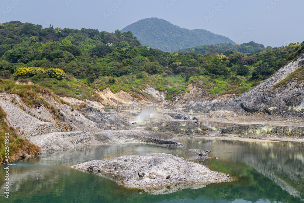 Huangxi hot spring recreation area in Yangmingshan national park Stock ...
