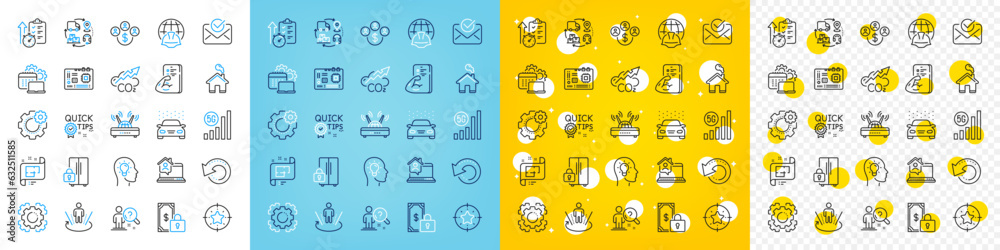 Vector icons set of Architectural plan, Work home and Motherboard line ...