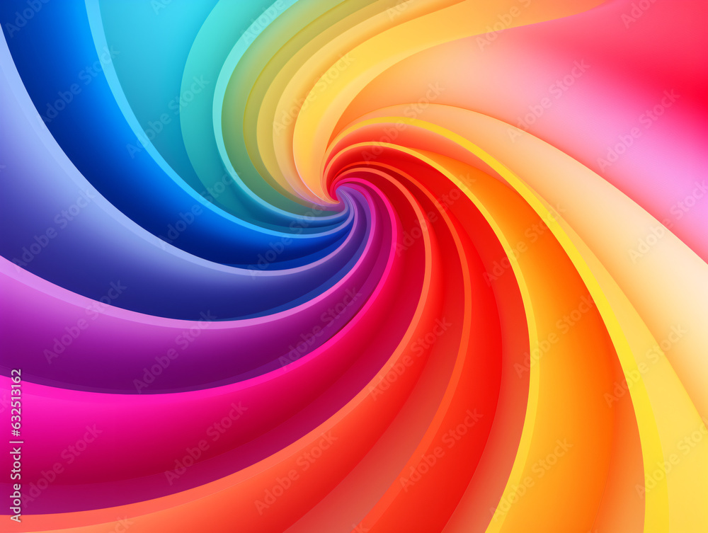 A captivating wallpaper featuring a seamless color gradient, creating a ...