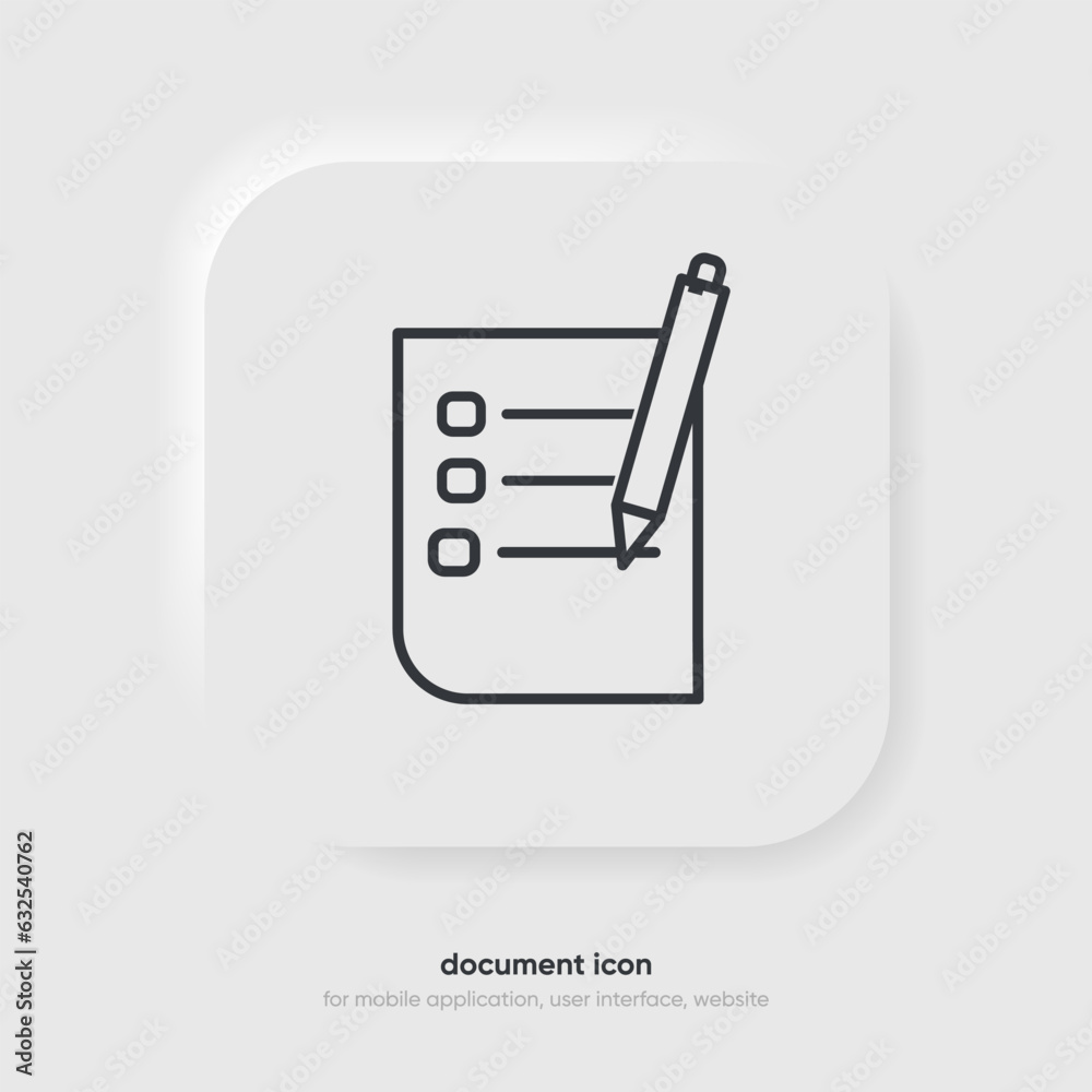 Tasks clipboard icon. Task done sign. Approved document icon. Project ...