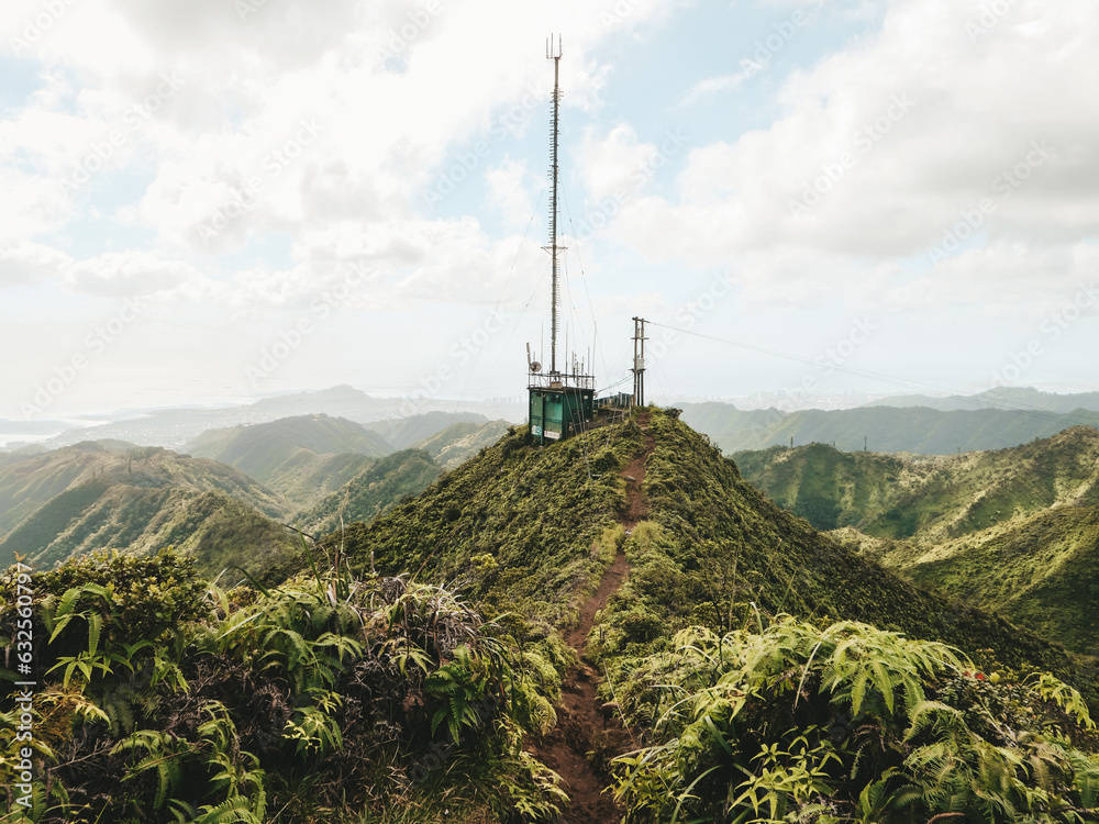 Hawaii, Oahu, mountain, mountains, sky, view, outdoor, hiking, hike ...