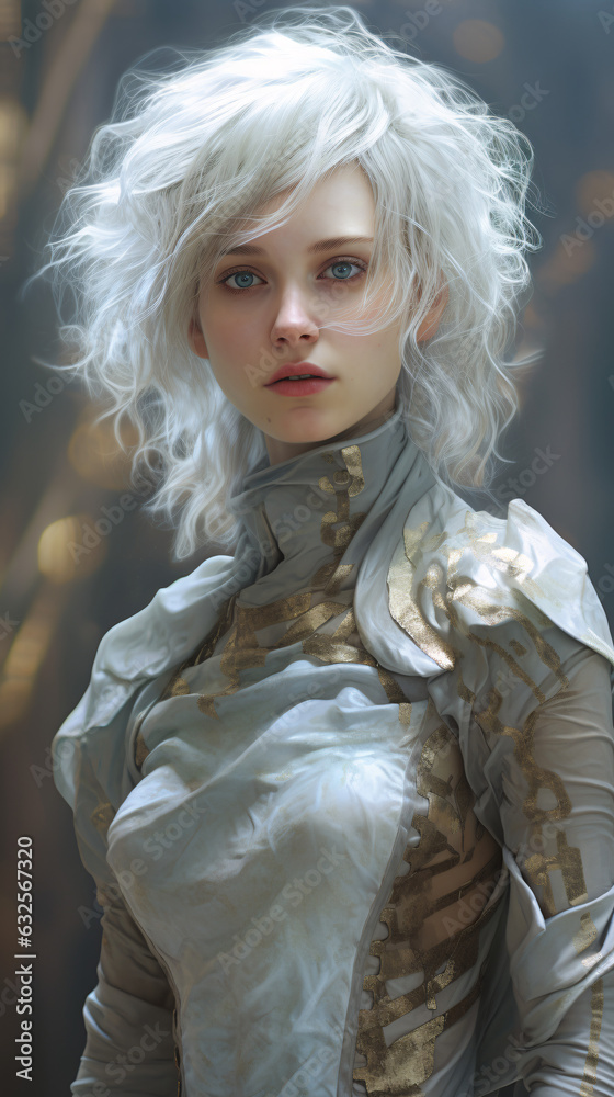 A mesmerizing portrait of a shapeshifter from a fantasy world ...