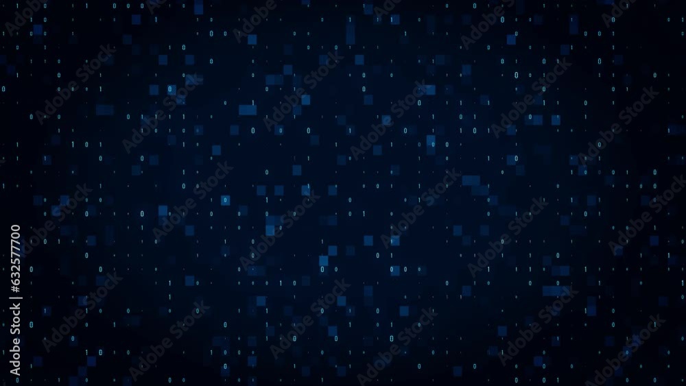 Computer binary matrix digital rain information flow High tech digital ... Computer binary matrix digital rain information flow High tech digital ...