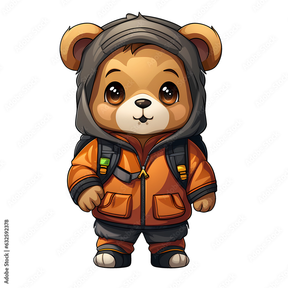 Cute Teddy Bear Back To School Clipart Illustration Stock Illustration ...