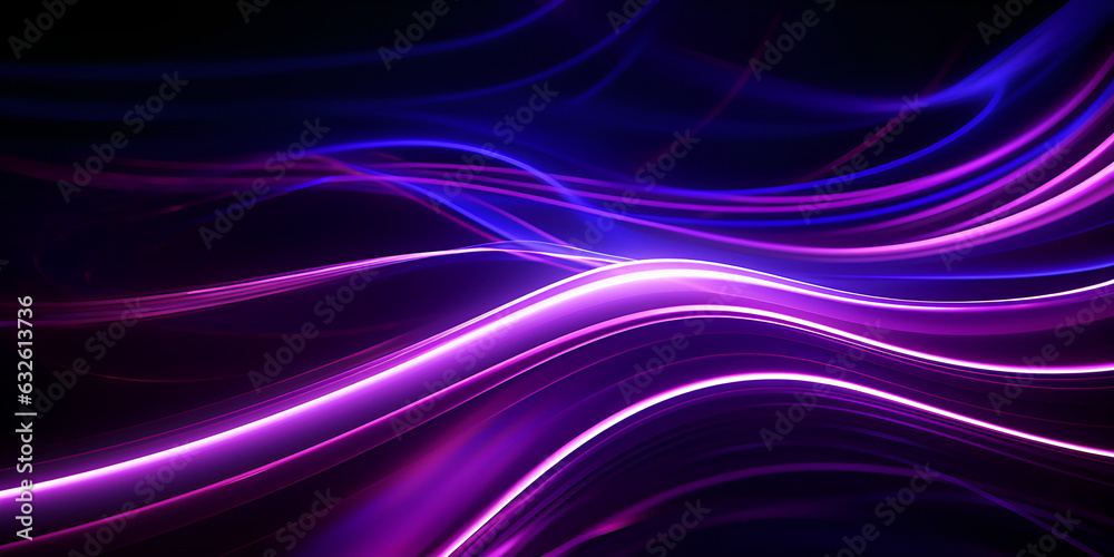 Black and violet wavy background with beautiful gradient transition ...
