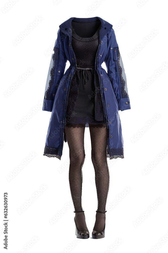 Female Mannequin Costume Reference on a Transparent Background Stock ...