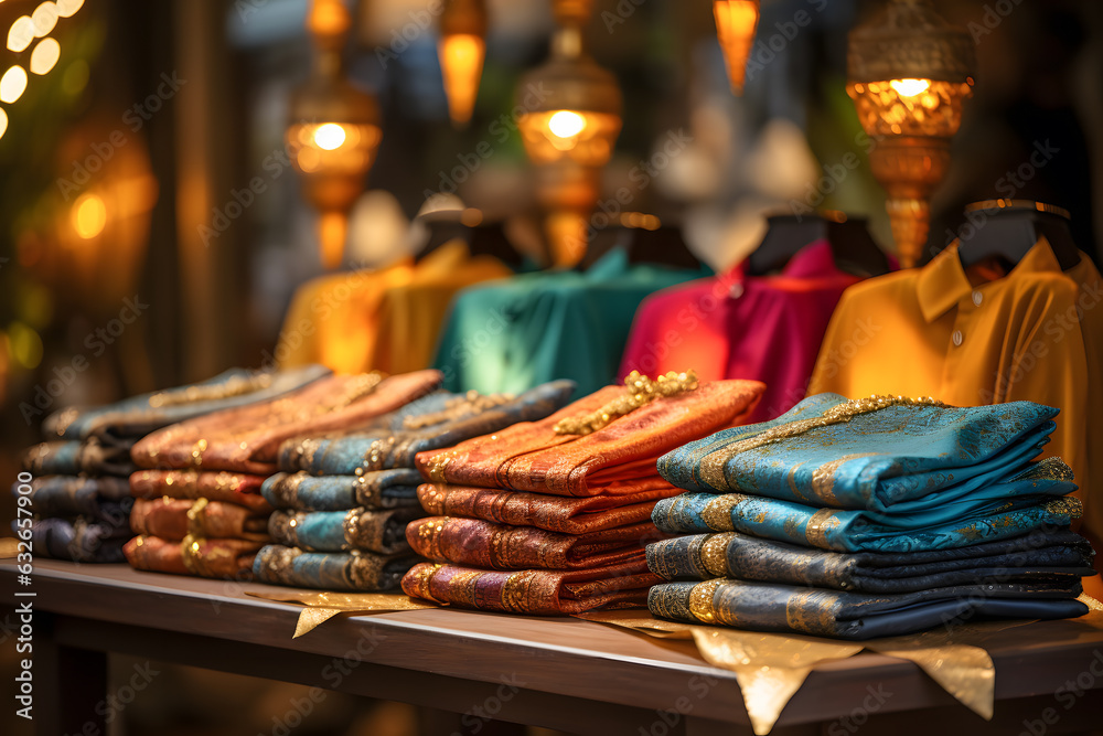 Traditional Attire: Showcase the intricate details of traditional ...