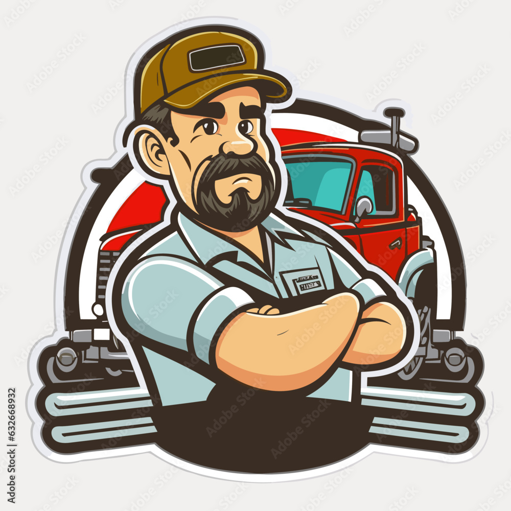 Car mechanic in auto repair service. Car repair and maintenance ...