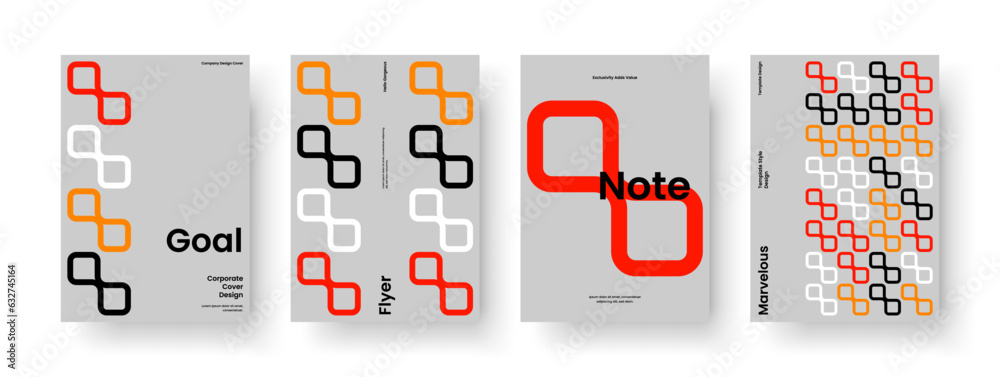 Abstract Brochure Template, Isolated Book Cover Layout, Creative Banner ...