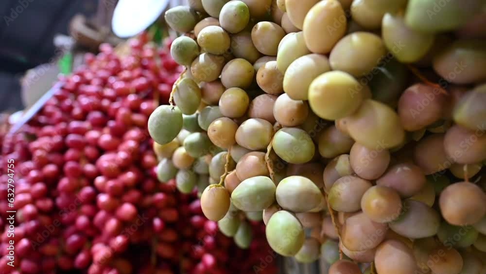 Fresh Emirati Dates displayed during the Dates Festival in the United ...
