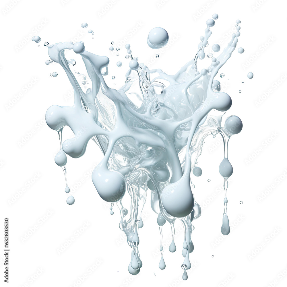 dripping liquid pearls frozen in an abstract futuristic 3d texture ...