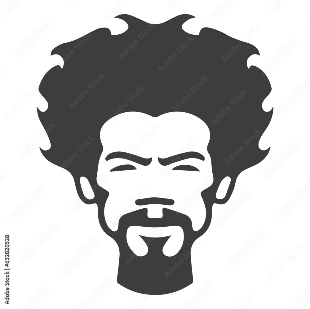 African Men Vector Afro Men Black Man Vector African American Black