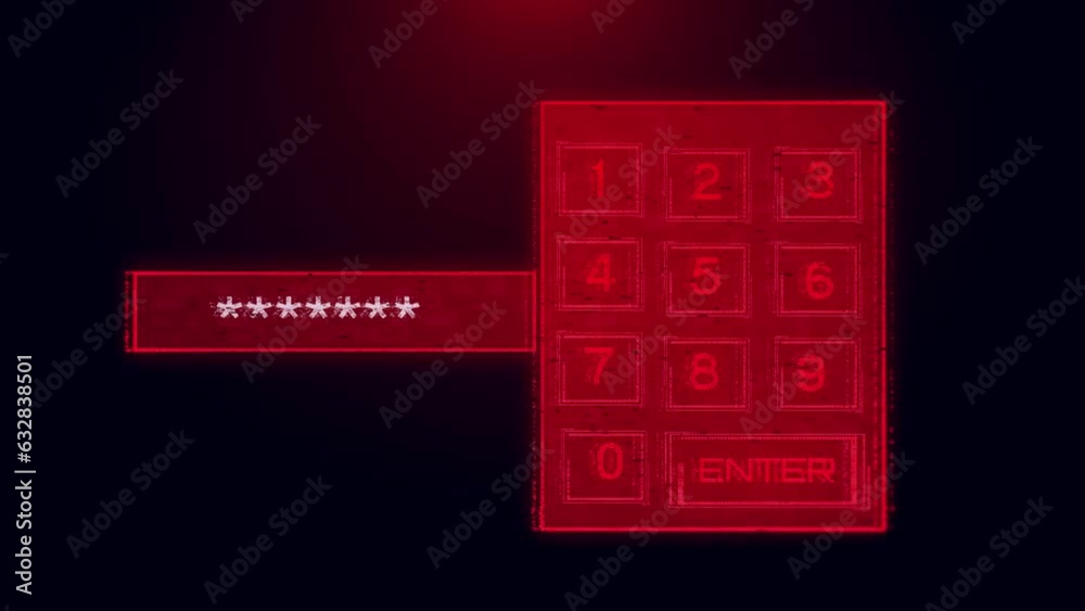 Attention Danger Symbol on Dark Red Glitched Background. Computer Virus ...