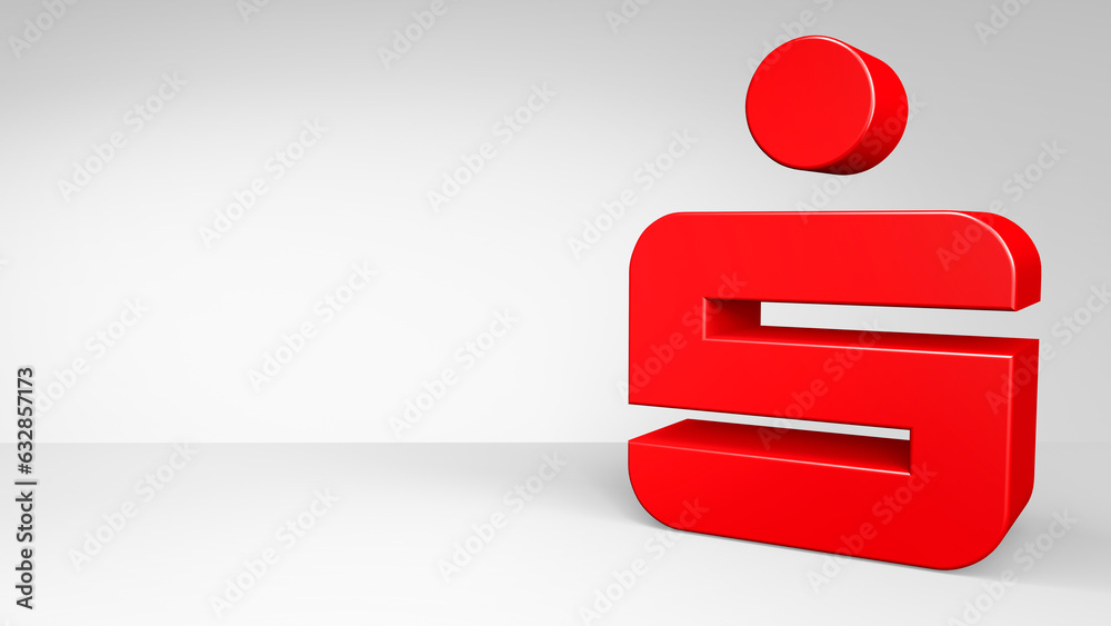 Sparkasse Logo Tisch Präsentation Banner Design Stock Photo | Adobe Stock