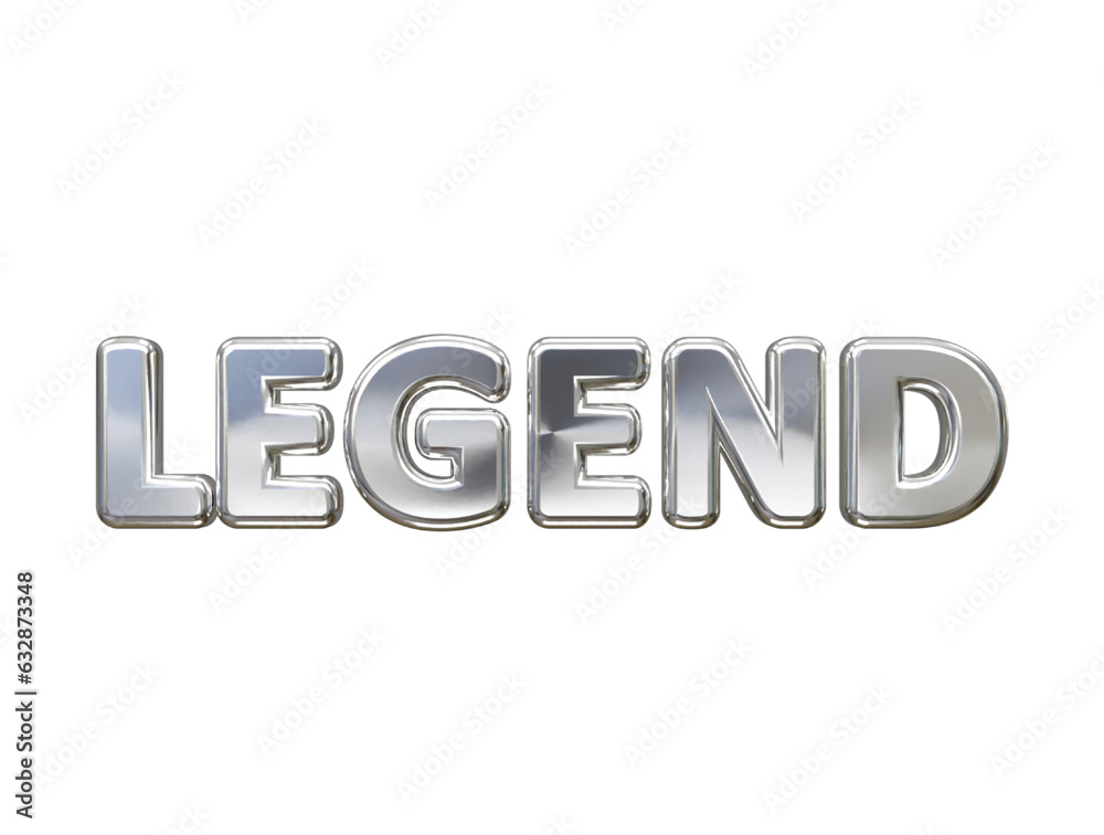 Legend Text Effect Vector Transparent Element Stock Vector | Adobe Stock
